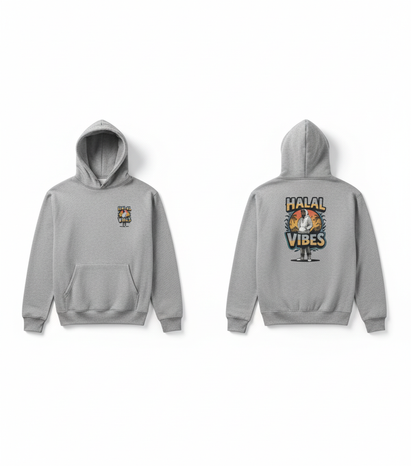 Light Grey Hoodie – Halal Vibes Essential